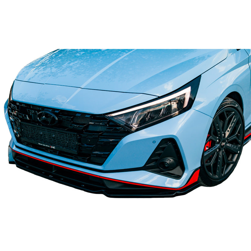 Oneway Front spoiler suitable for Hyundai I20 N MK3 2020- - Gloss blac ...