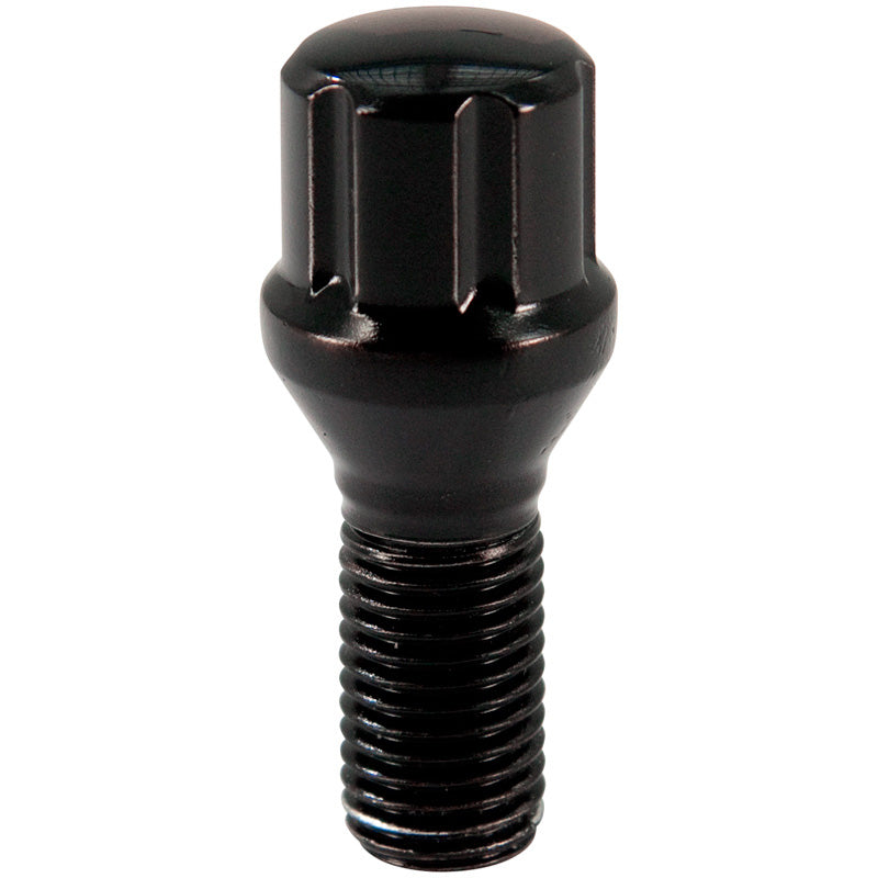 TPI, Hjulbolt - Konisk - 6-Spline - Sort - 24mm – CarLab
